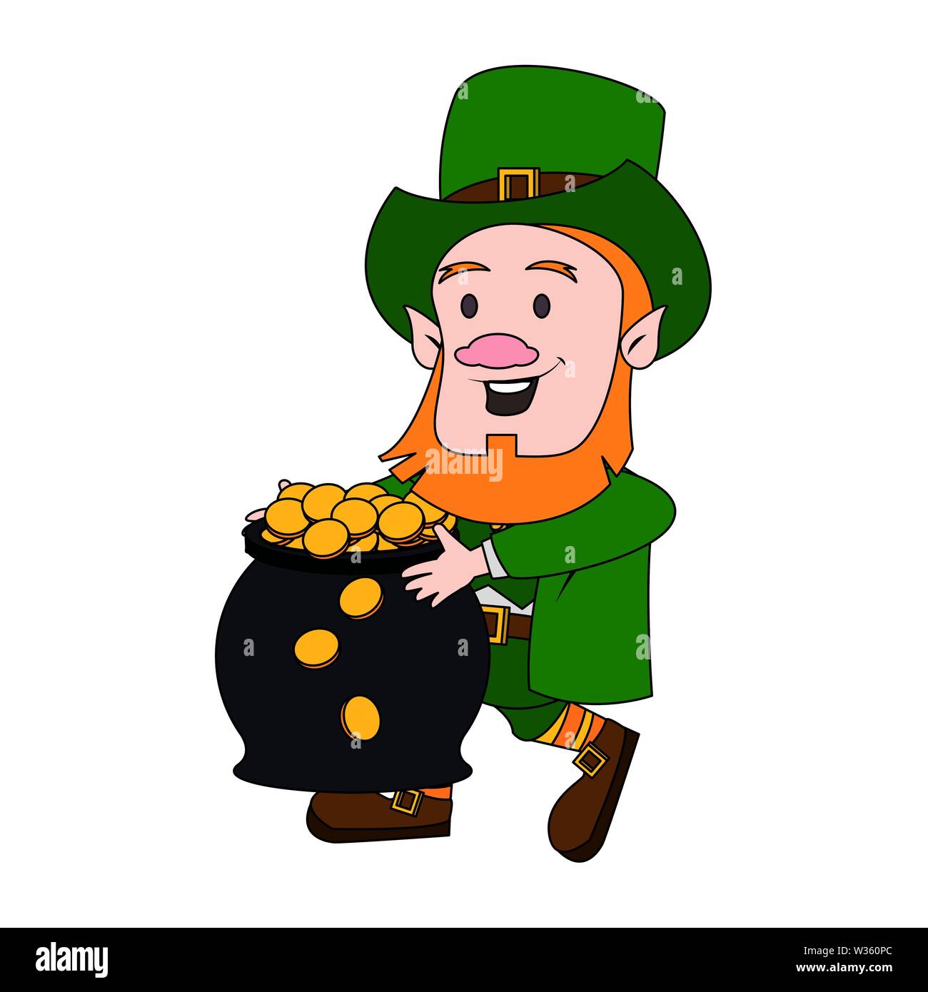 saint patricks day irish cartoon Stock Vector Image & Art - Alamy