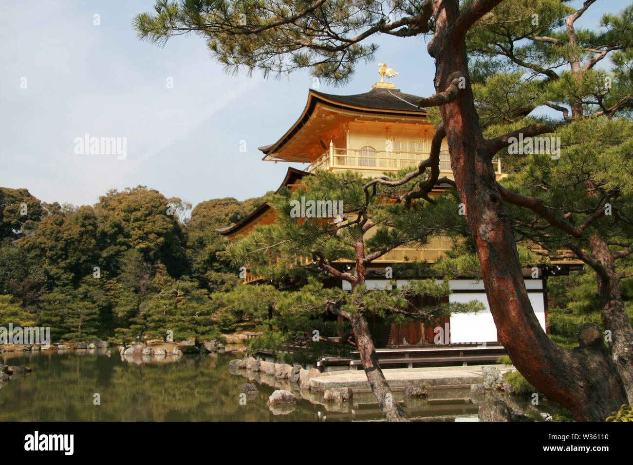 japanese historical old palace during the cherry blossom - hanami Stock ...