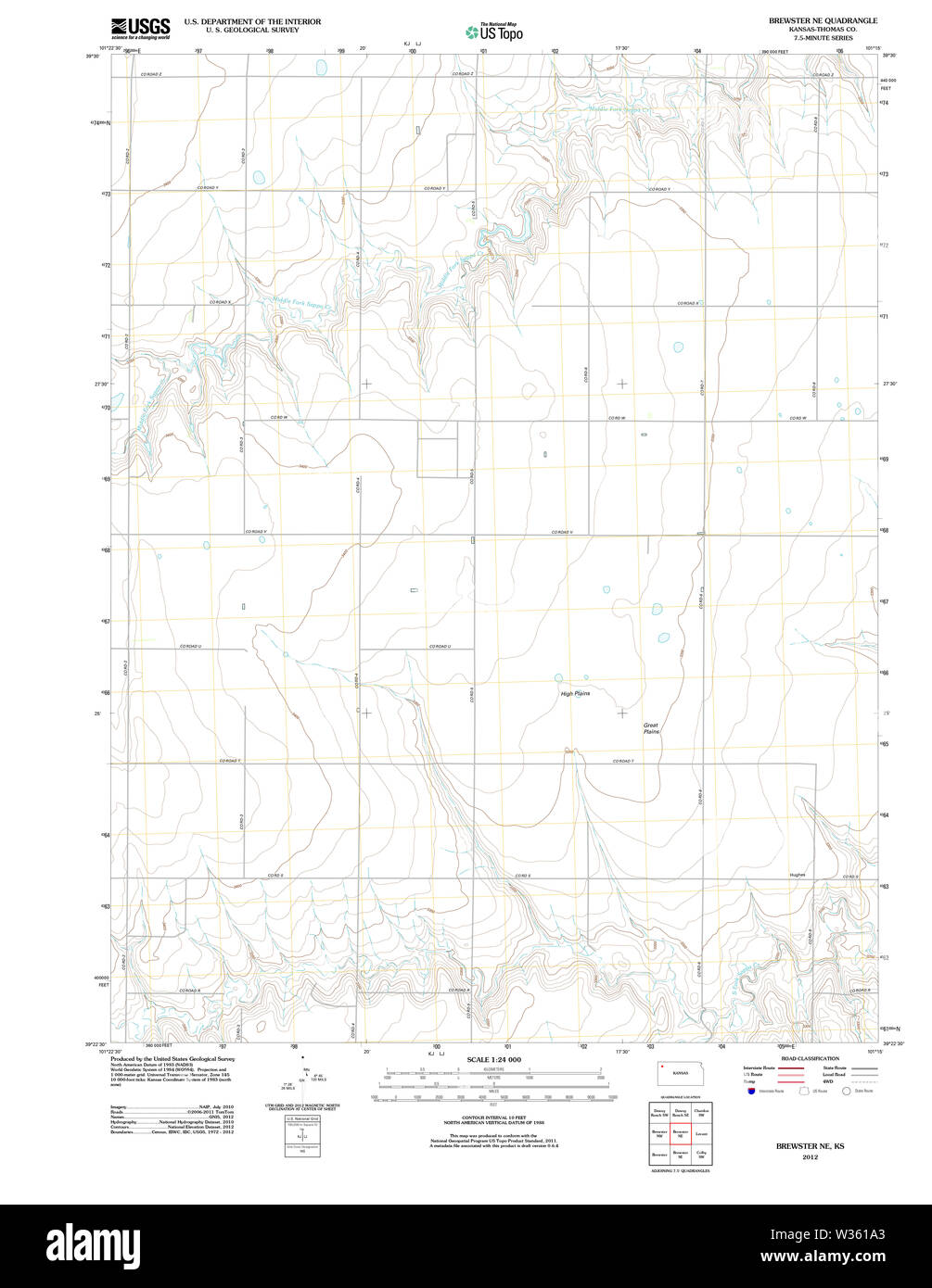 Map of brewster Cut Out Stock Images & Pictures - Alamy