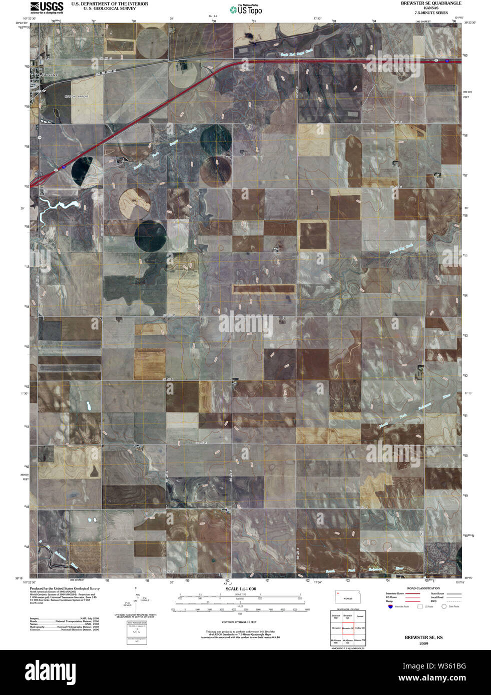 Map of brewster Cut Out Stock Images & Pictures - Alamy