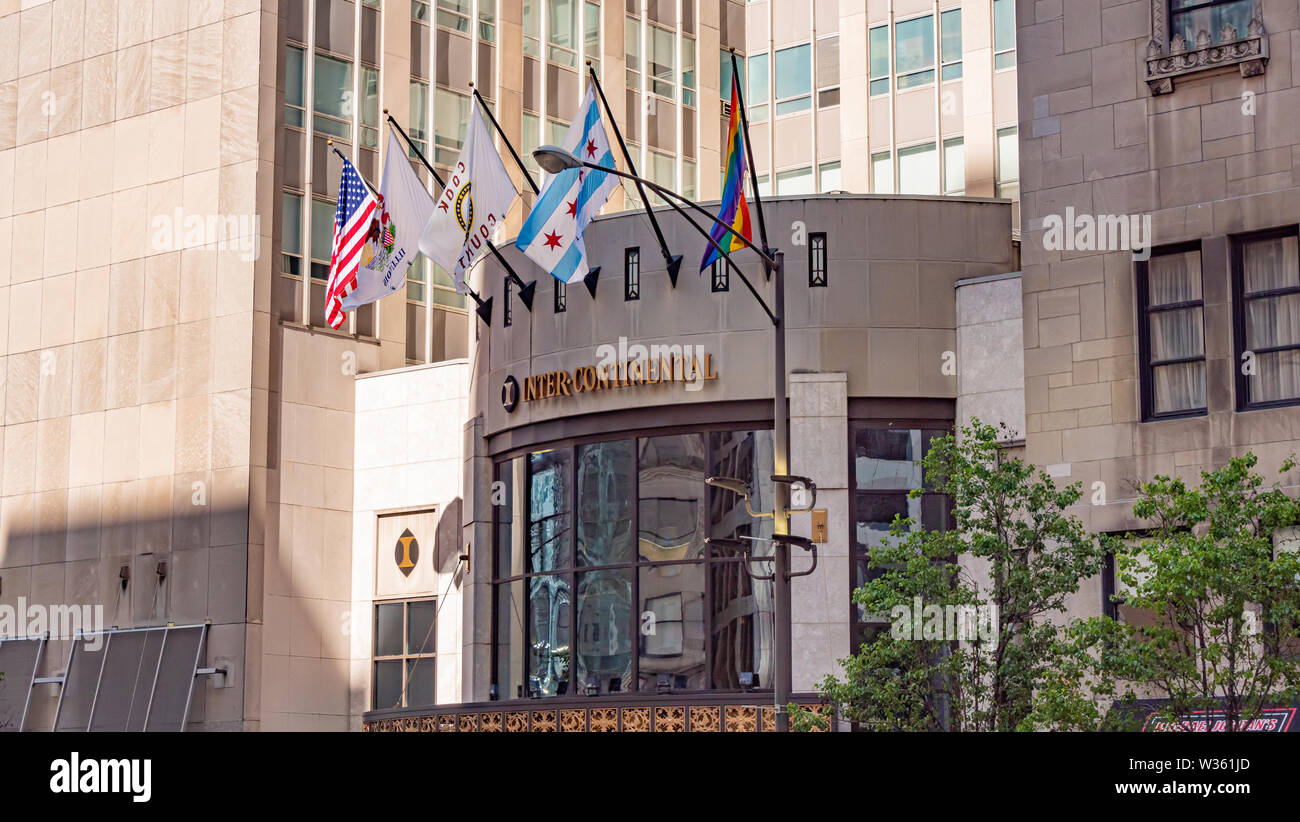 Chicago Inter-Continental Hotel - CHICAGO, USA - JUNE 11, 2019 Stock ...