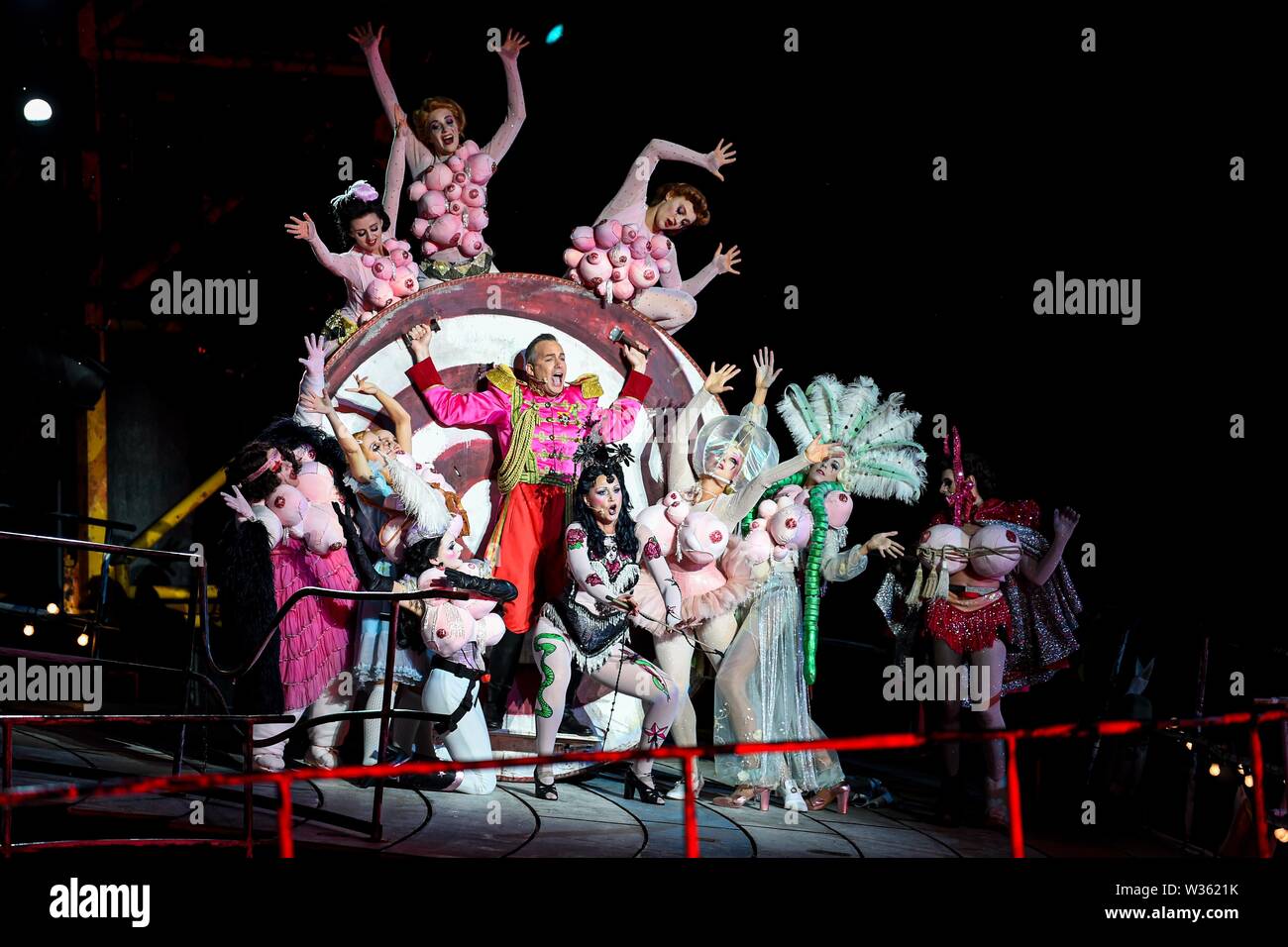 Bregenz, Austria. 12th July, 2019. The opera Rigoletto by Giuseppe ...