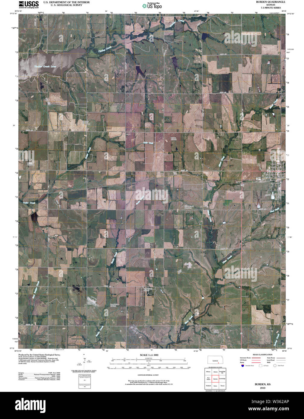 Map of burden hi-res stock photography and images - Alamy