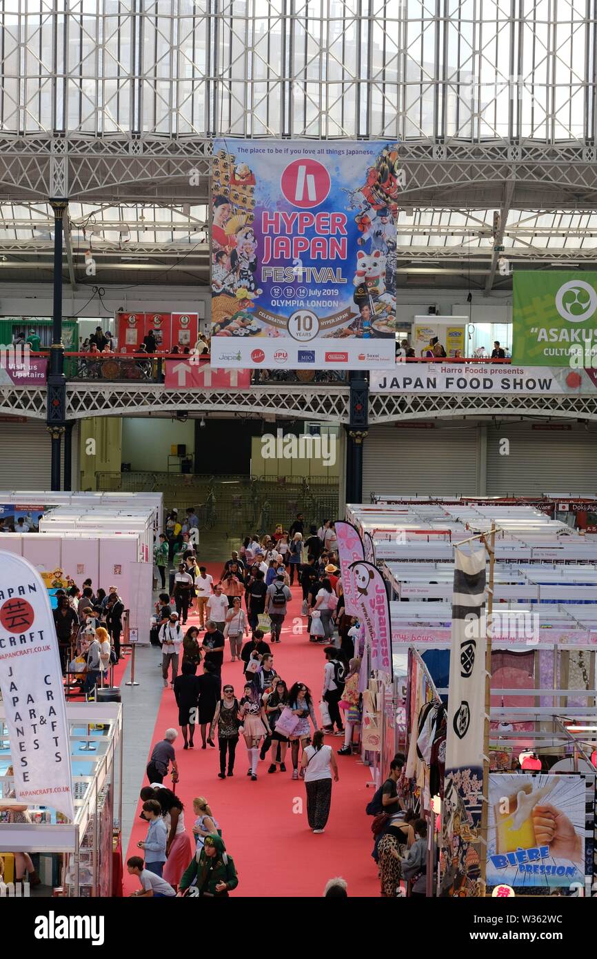 Hyper Japan at London Olympia Exhibition Hall Stock Photo - Alamy