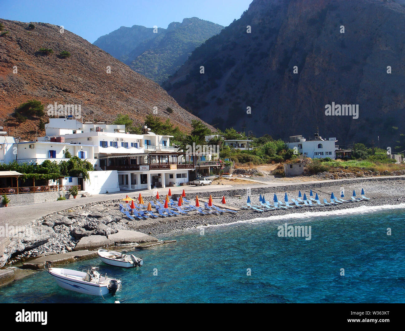 Agia Roumeli Greek island port samagia george background wallpaper ...