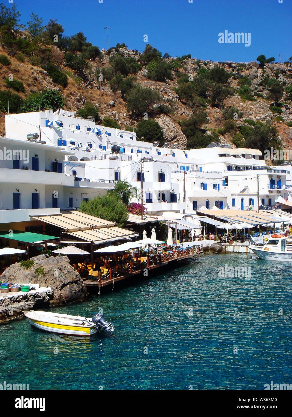 Amazing Greek island with super beach background wallpaper fine prints ...