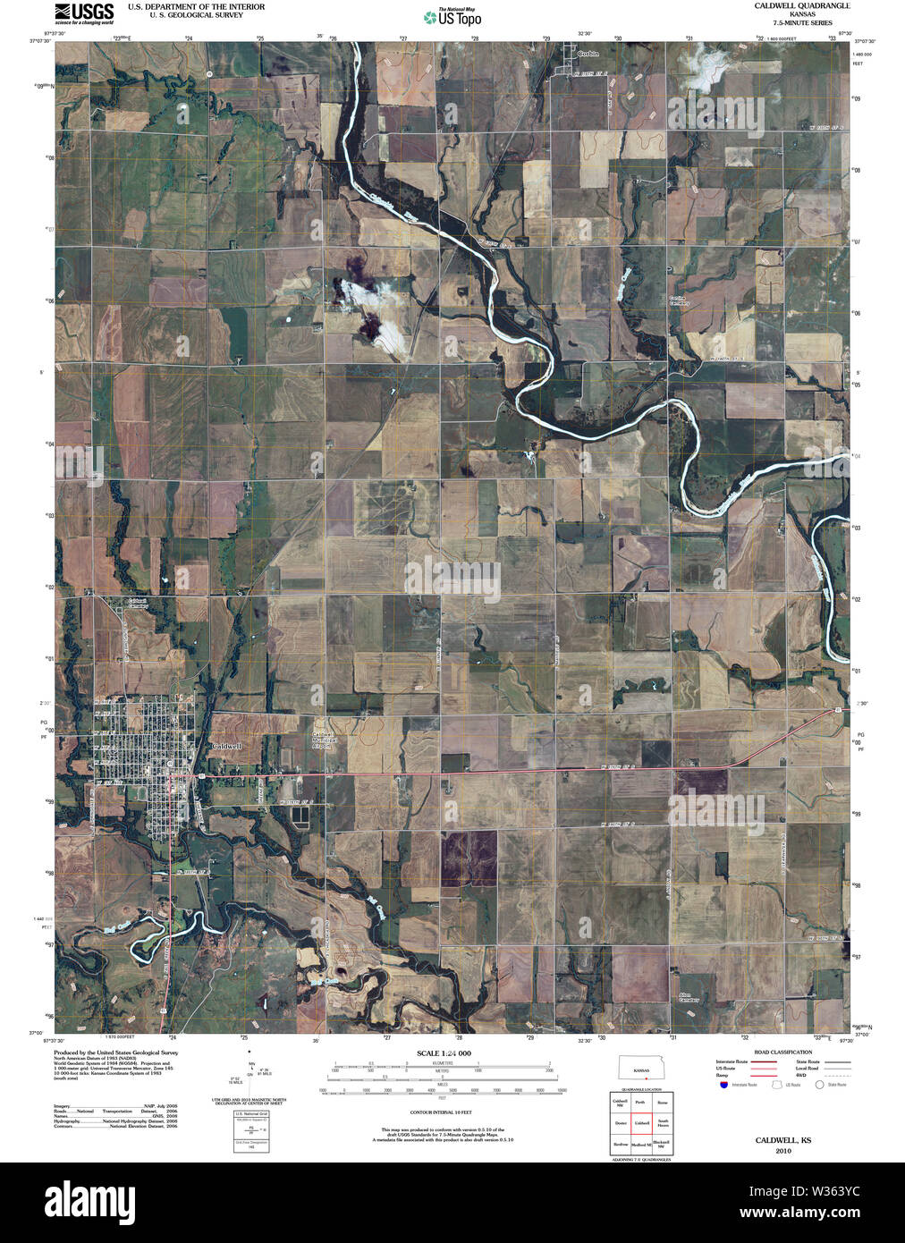 Map of caldwell hi-res stock photography and images - Alamy