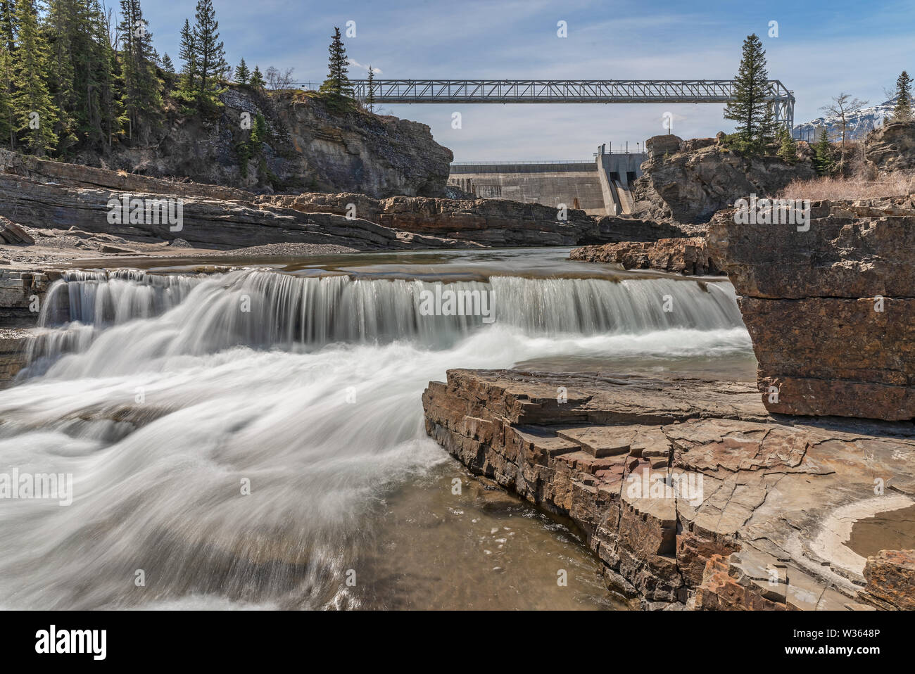 Seebe dam hi-res stock photography and images - Alamy