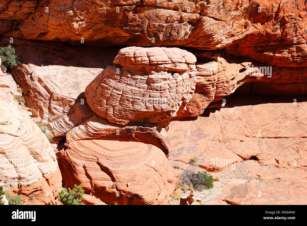 Rock Formations in Red Rock Canyon Conservation Area, Nevada, United ...