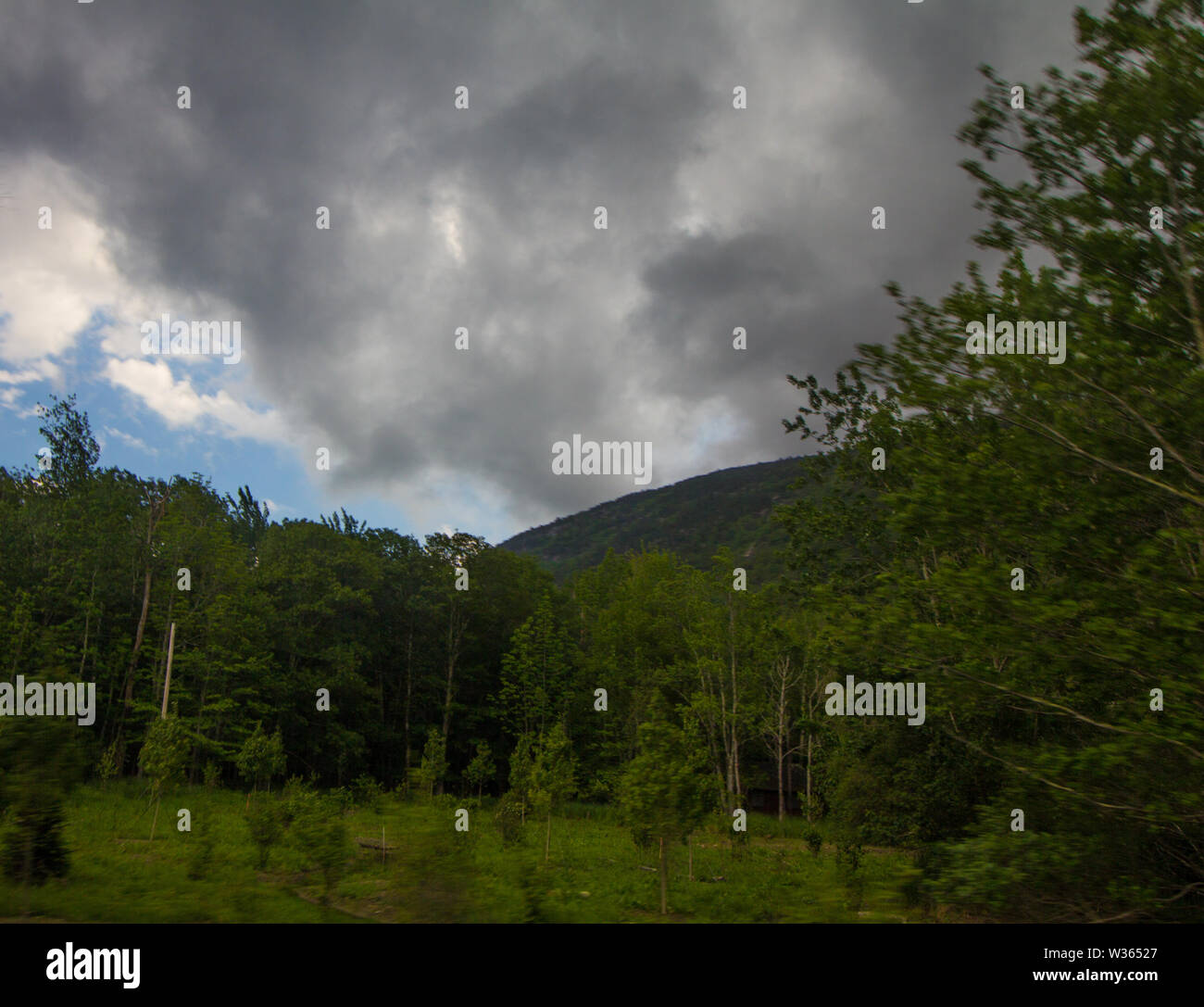 Storm Over Acadia National Park, Maine Stock Photo - Alamy