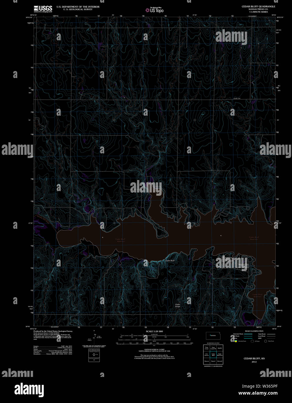 Cedar bluff kansas hi-res stock photography and images - Alamy