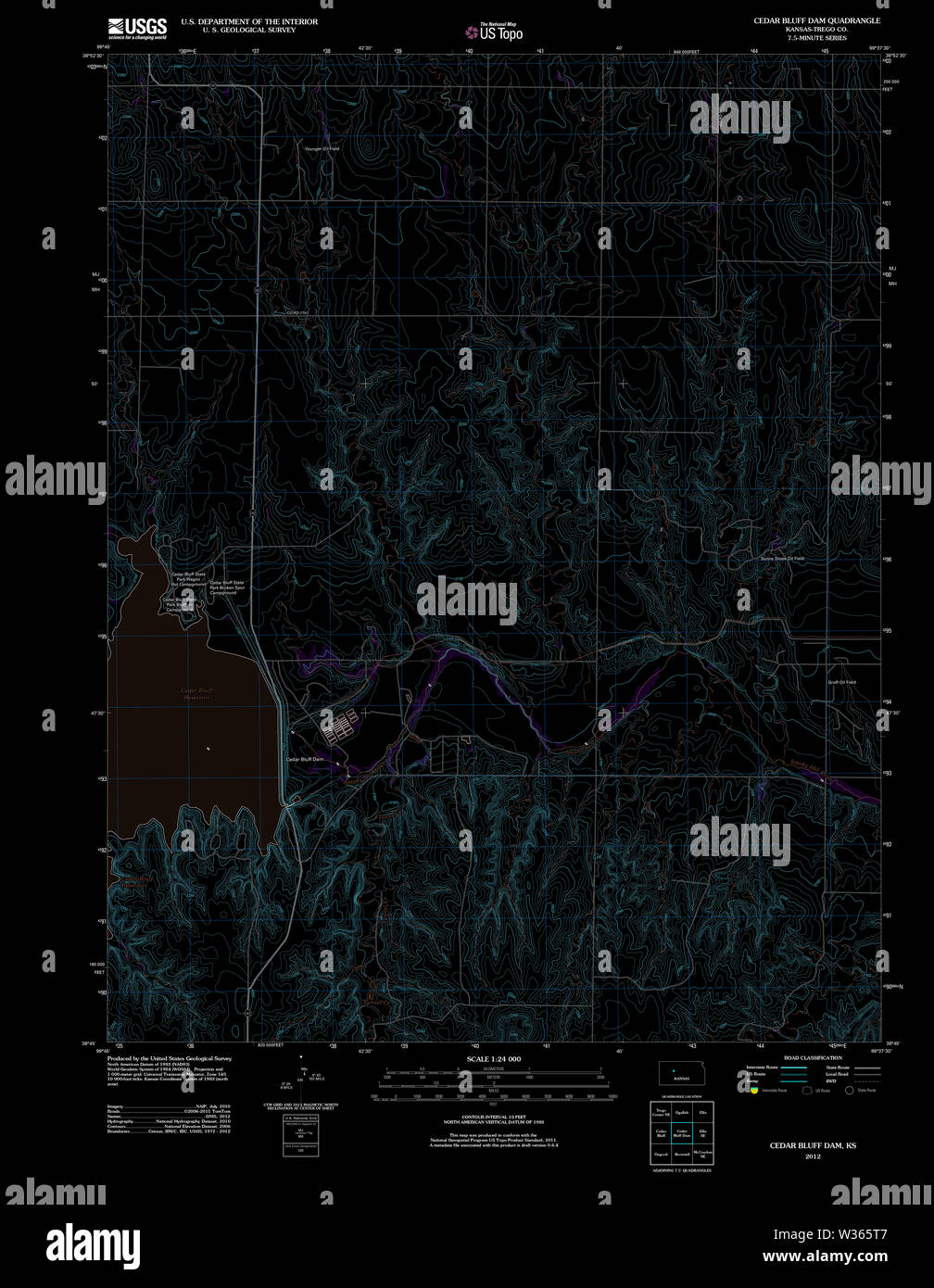 Cedar bluff kansas hi-res stock photography and images - Alamy