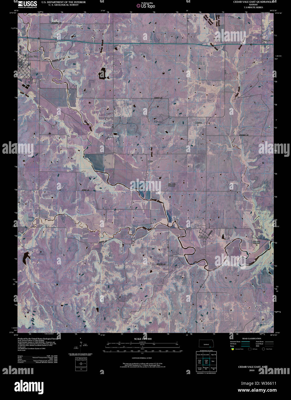 Map of cedar vale hi-res stock photography and images - Alamy