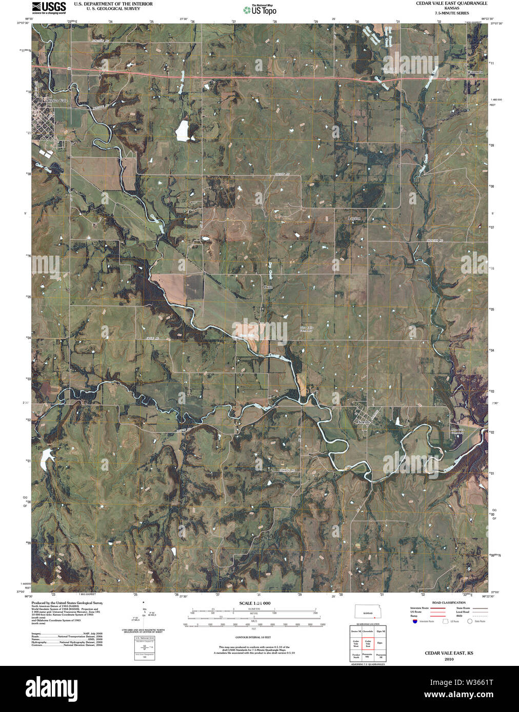 Map of cedar vale hi-res stock photography and images - Alamy