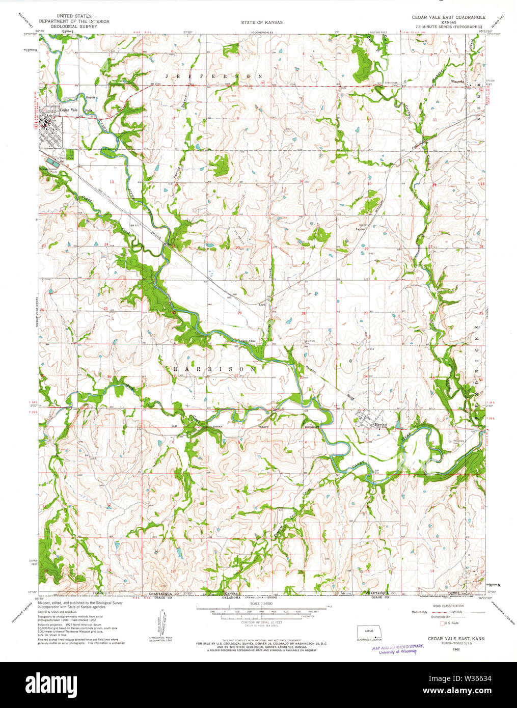 Map of cedar vale hi-res stock photography and images - Alamy