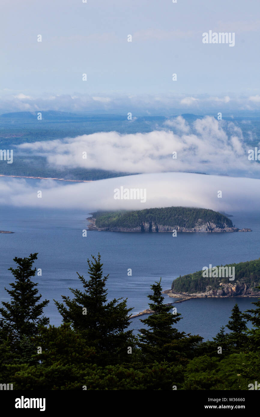 Storm Over Acadia National Park, Maine Stock Photo - Alamy