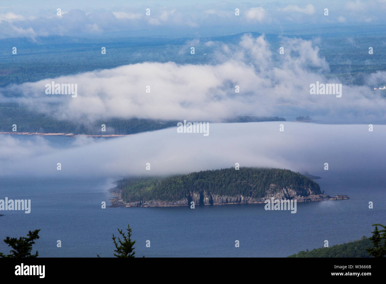 Storm Over Acadia National Park, Maine Stock Photo - Alamy
