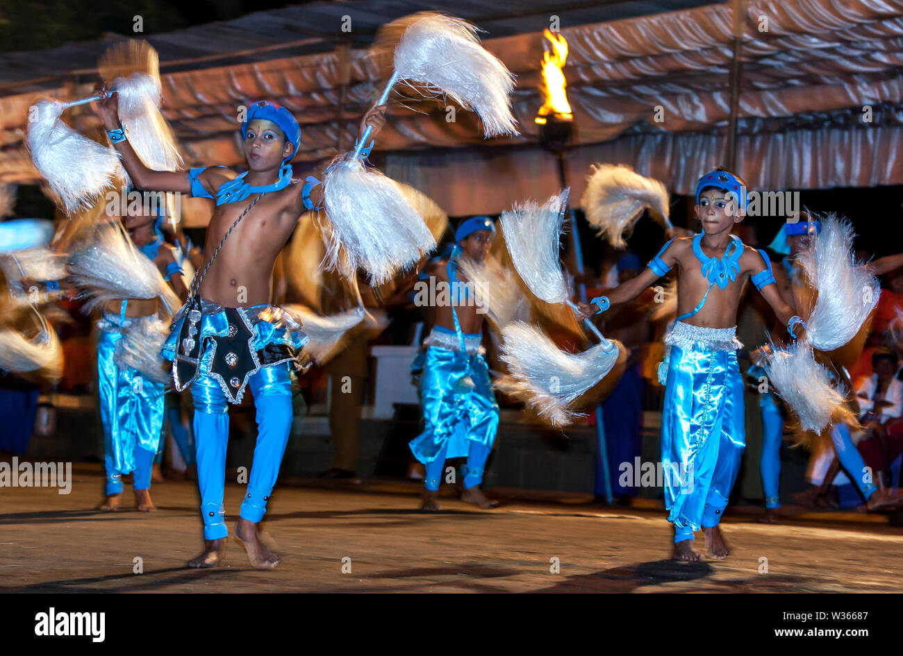 Chamara Dancers perform a dance whereby the yak tails they hold ...