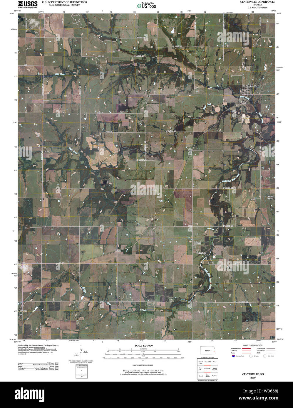 Map of centerville hi-res stock photography and images - Alamy