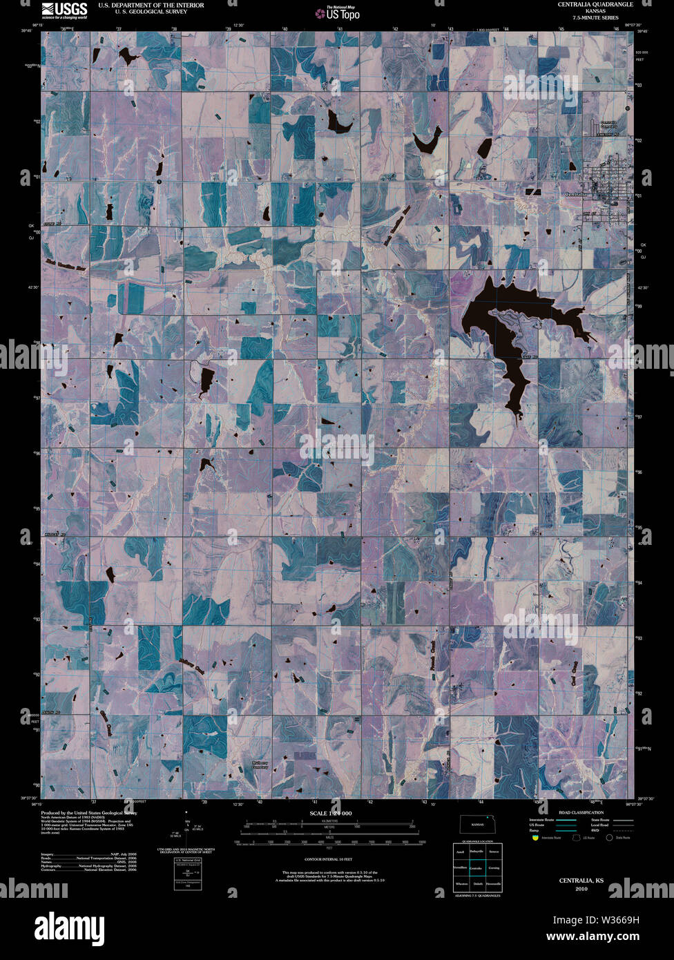 Centralia map hi-res stock photography and images - Alamy