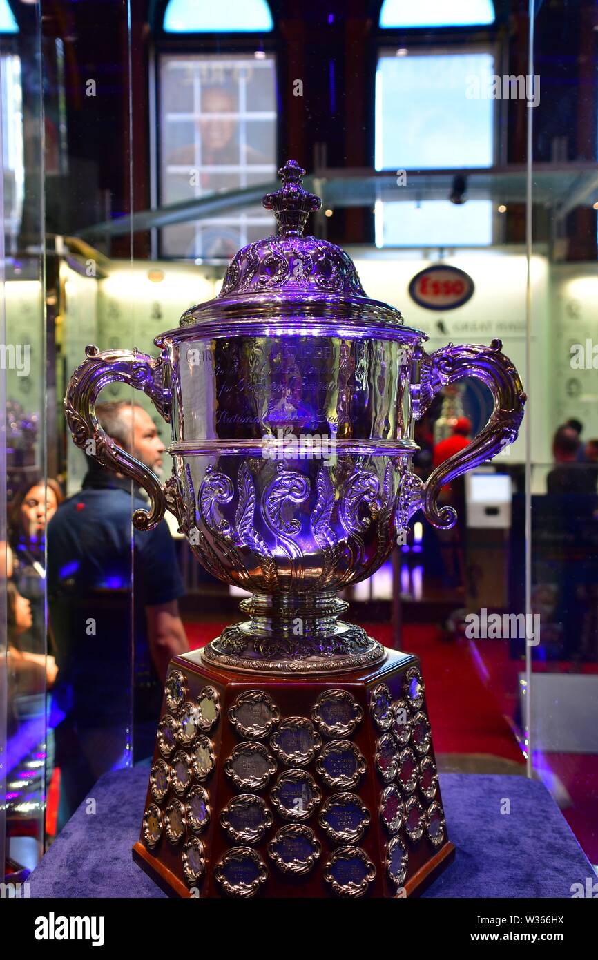 NHL Trophies at the Hockey Hall of Fame in Toronto Stock Photo - Alamy