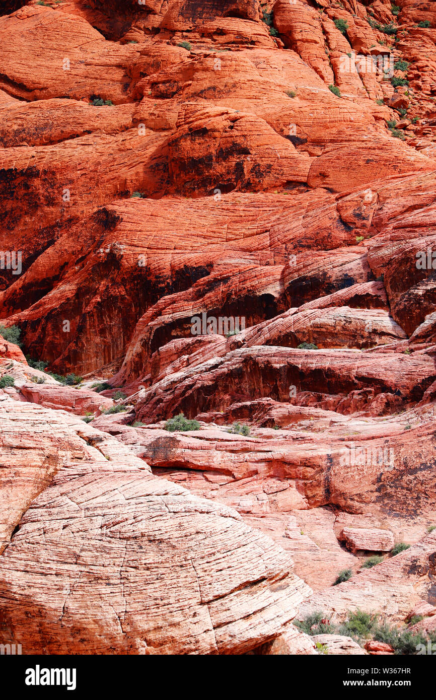 Rock Formations in Red Rock Canyon Conservation Area, Nevada, United ...