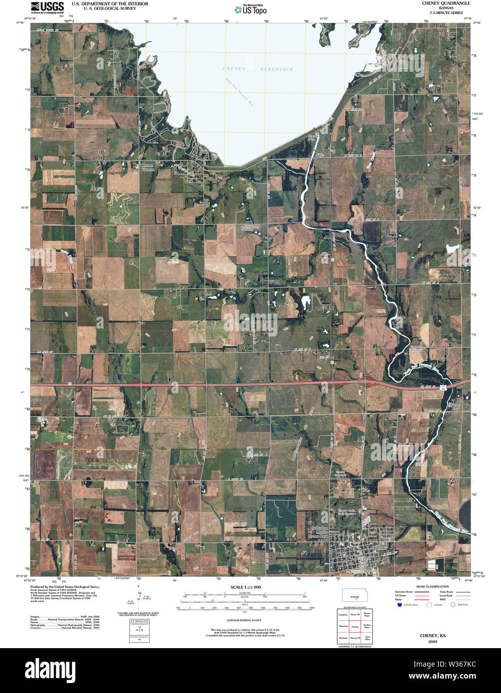 Cheney map hi-res stock photography and images - Alamy