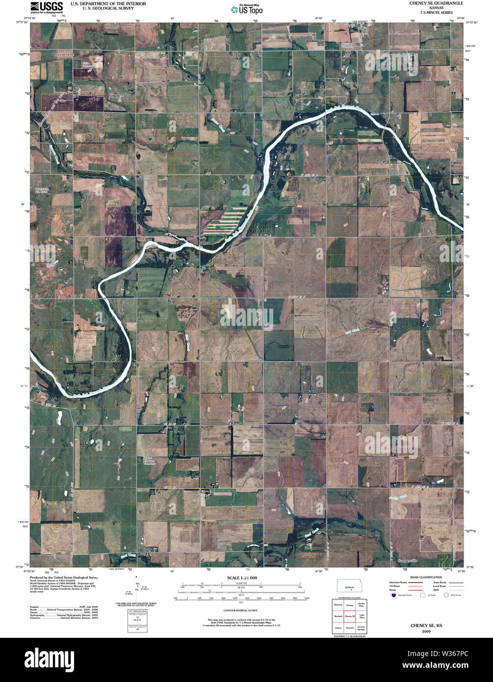 Map of cheney Cut Out Stock Images & Pictures - Alamy