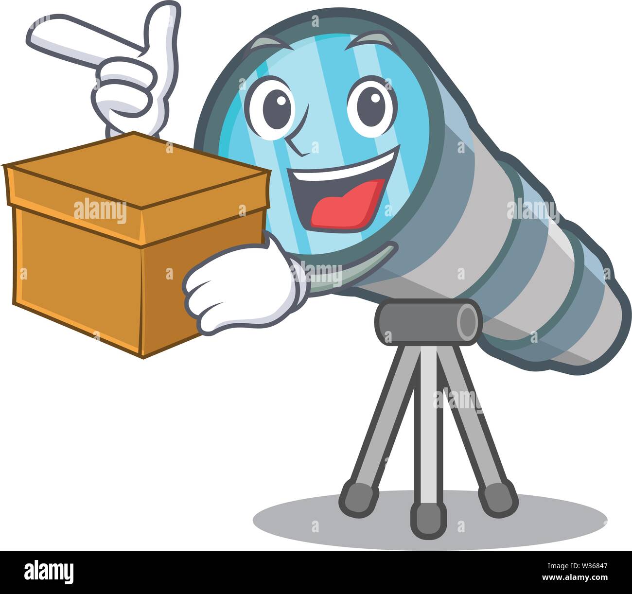 Cartoon Telescope High Resolution Stock Photography and Images - Alamy