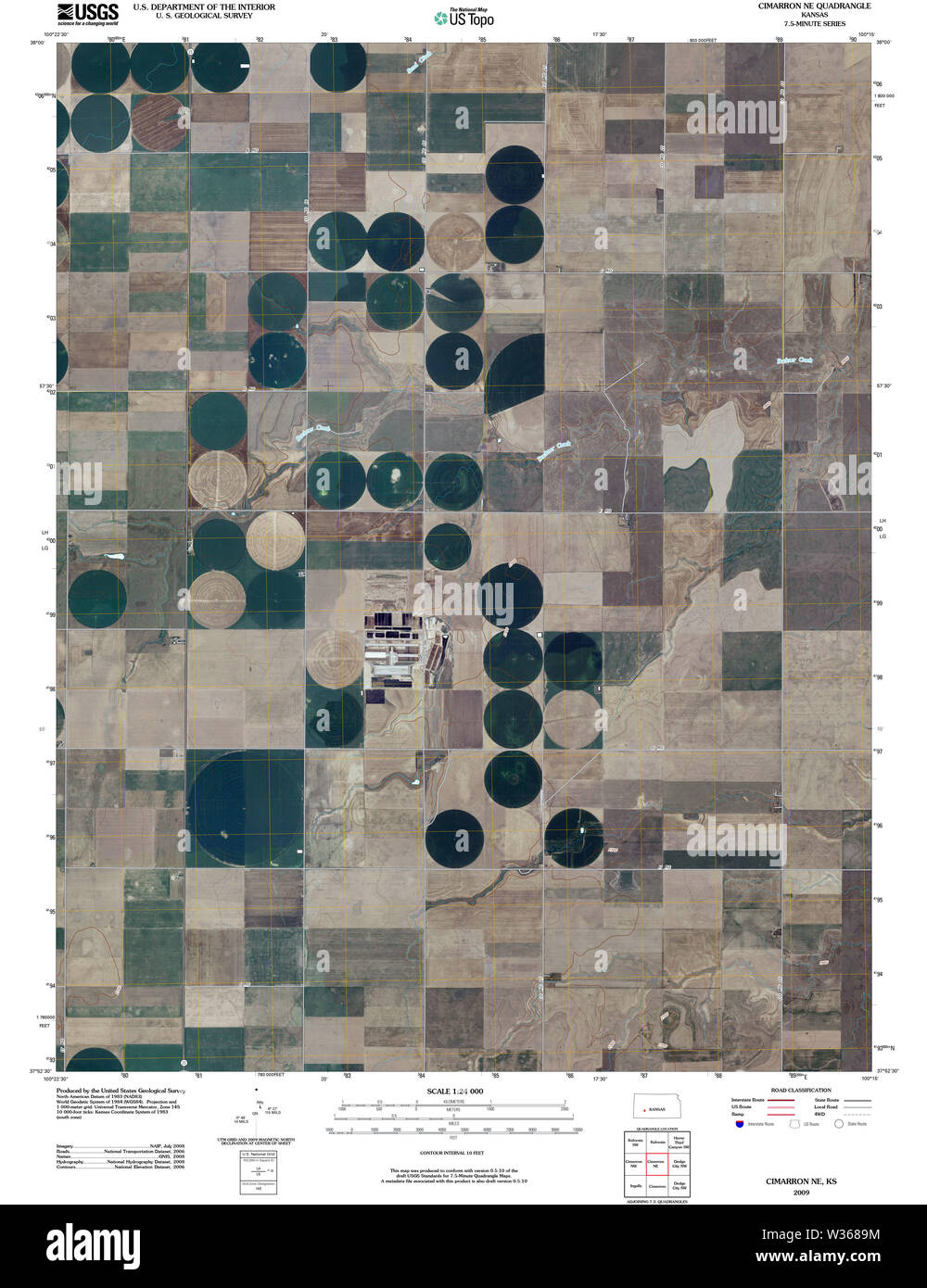 Map of cimarron hi-res stock photography and images - Alamy