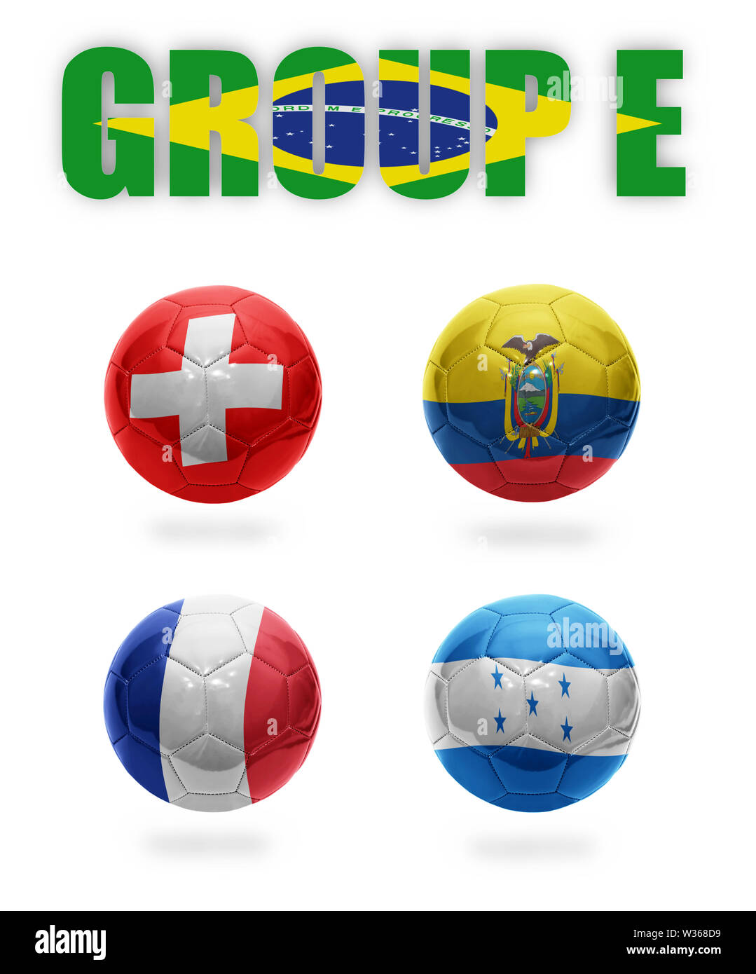 Different types of country flags as a ball. You can use this groups on ...