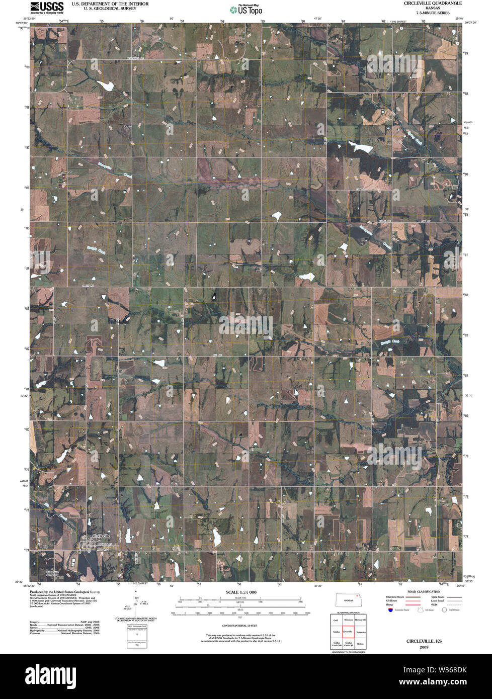 Map of circleville hi-res stock photography and images - Alamy