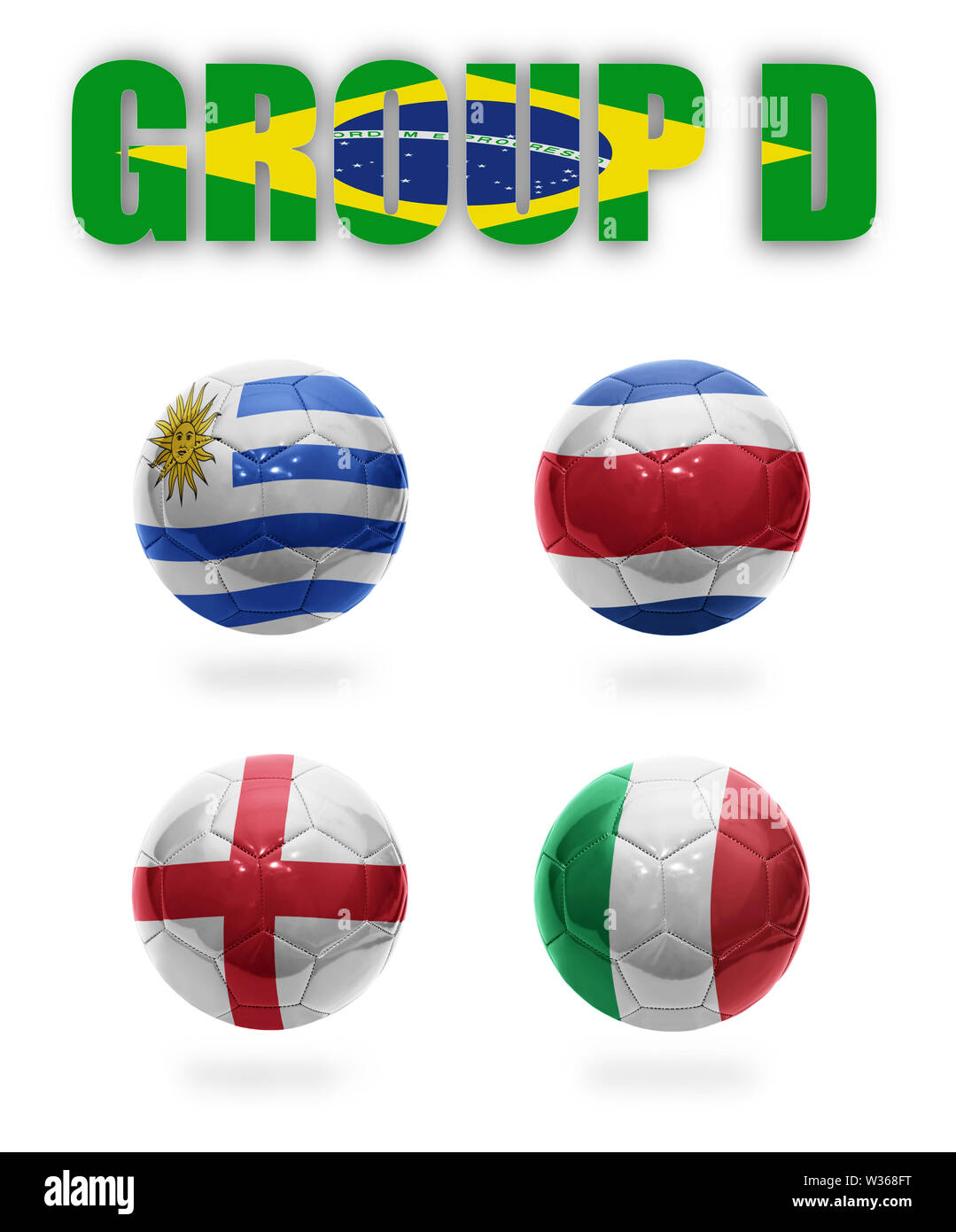 Different types of country flags as a ball. You can use this groups on ...