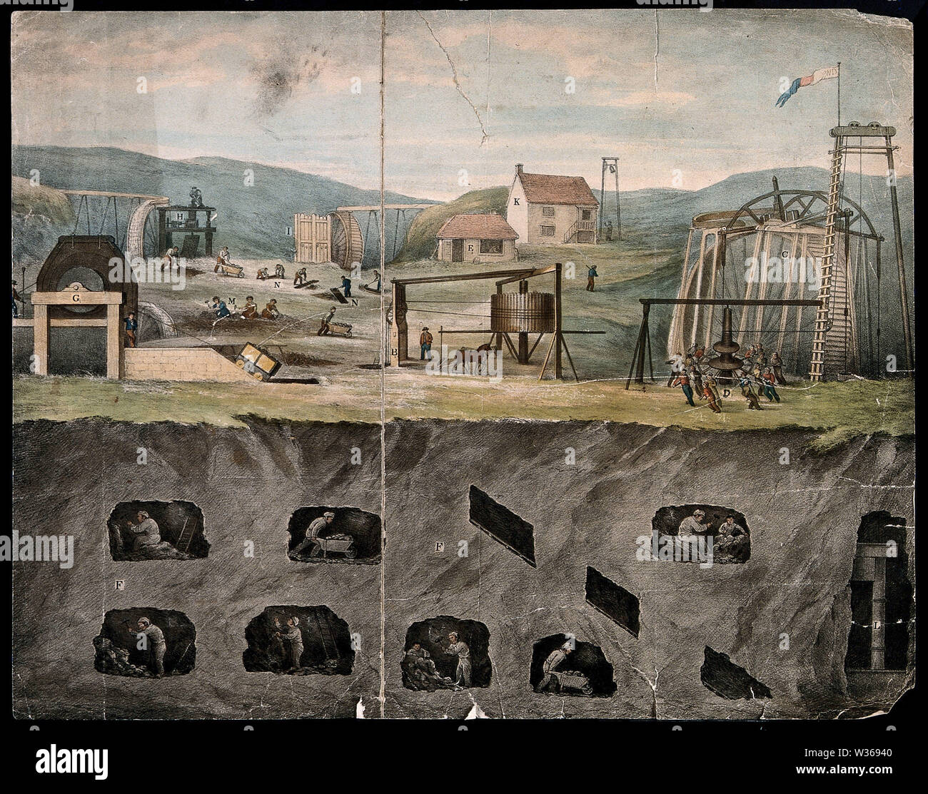 Miners at work hi-res stock photography and images - Alamy