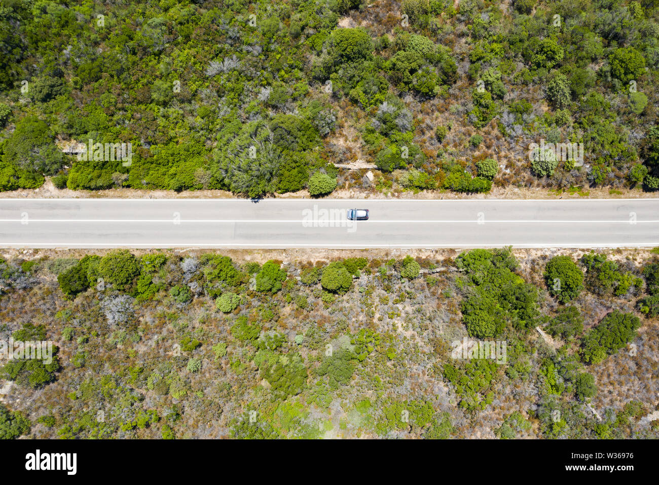 Overhead of driving car hi-res stock photography and images - Alamy