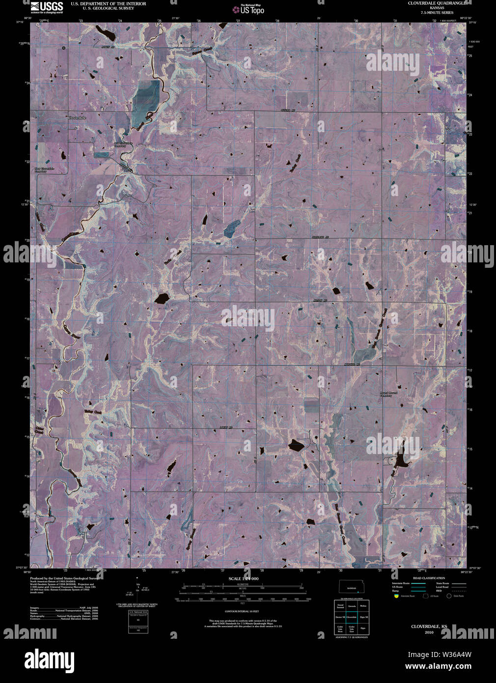 Map of cloverdale hi-res stock photography and images - Alamy