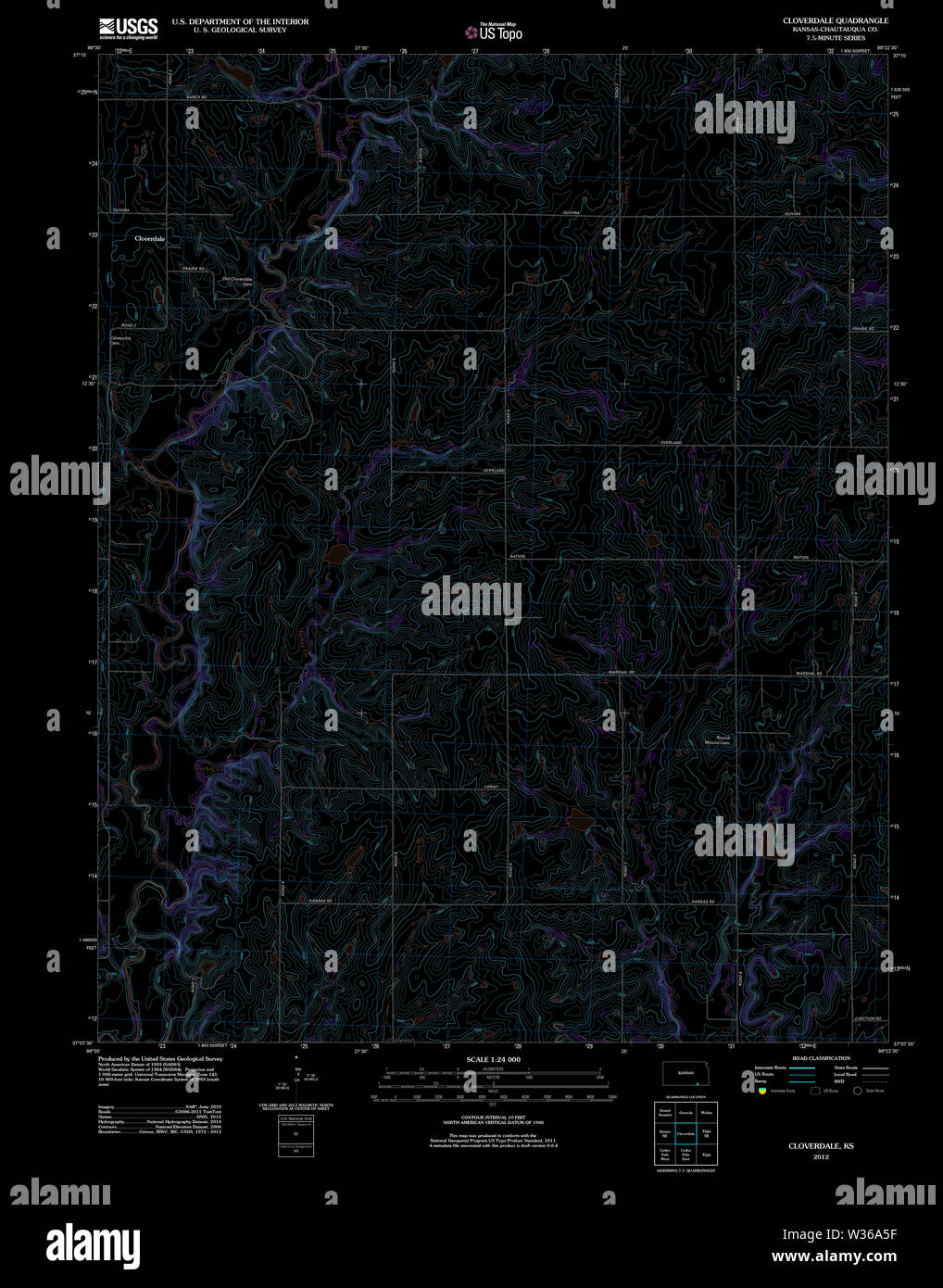 Map of cloverdale hi-res stock photography and images - Alamy