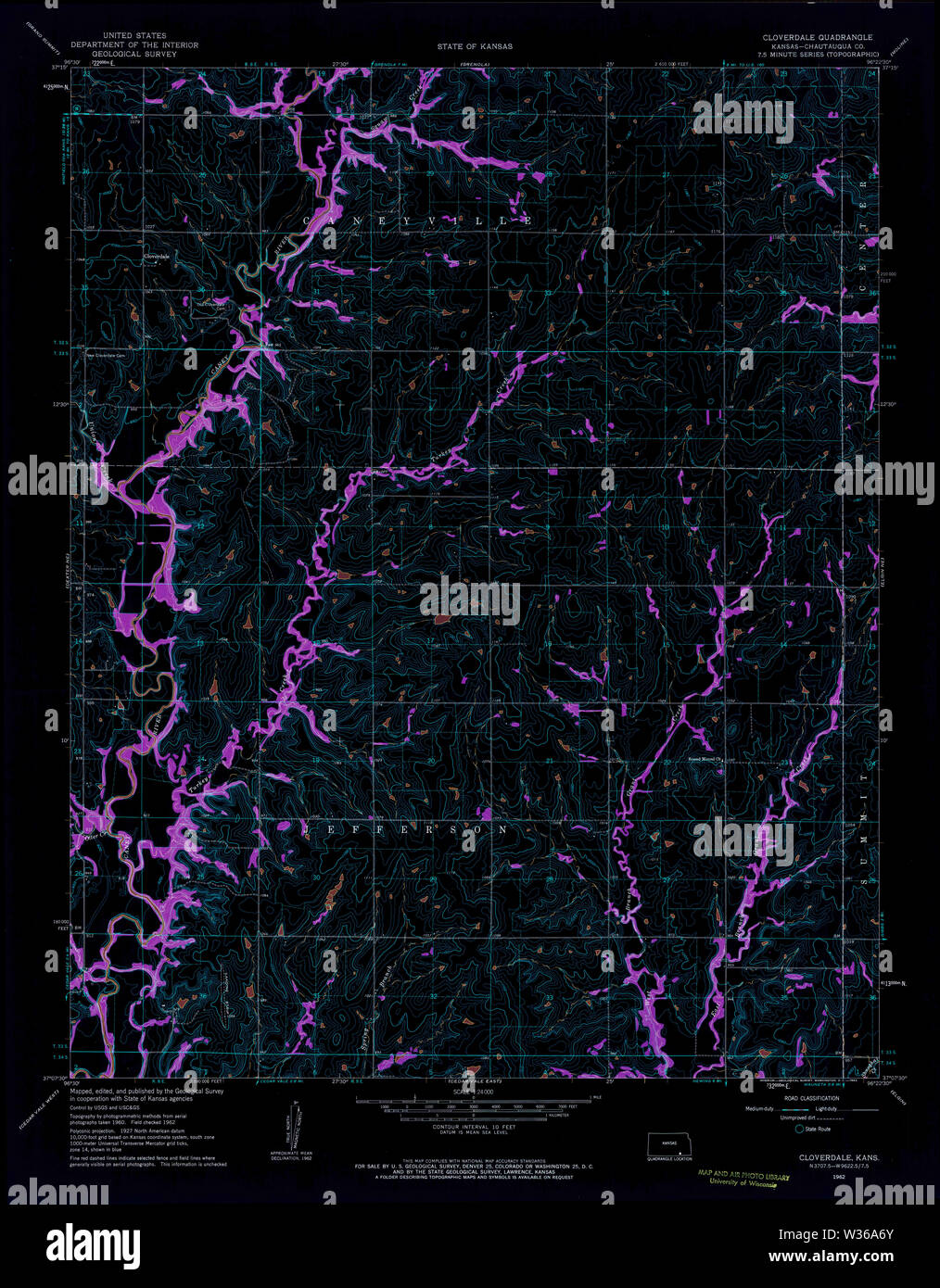 Map of cloverdale hi-res stock photography and images - Alamy