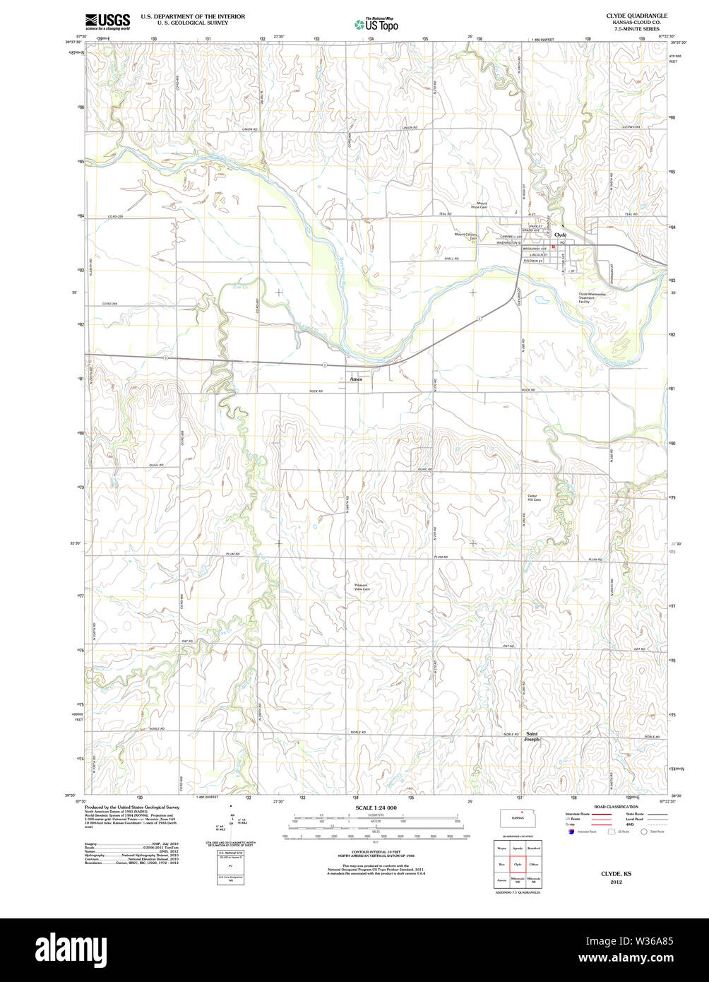 Clyde map Cut Out Stock Images & Pictures - Alamy