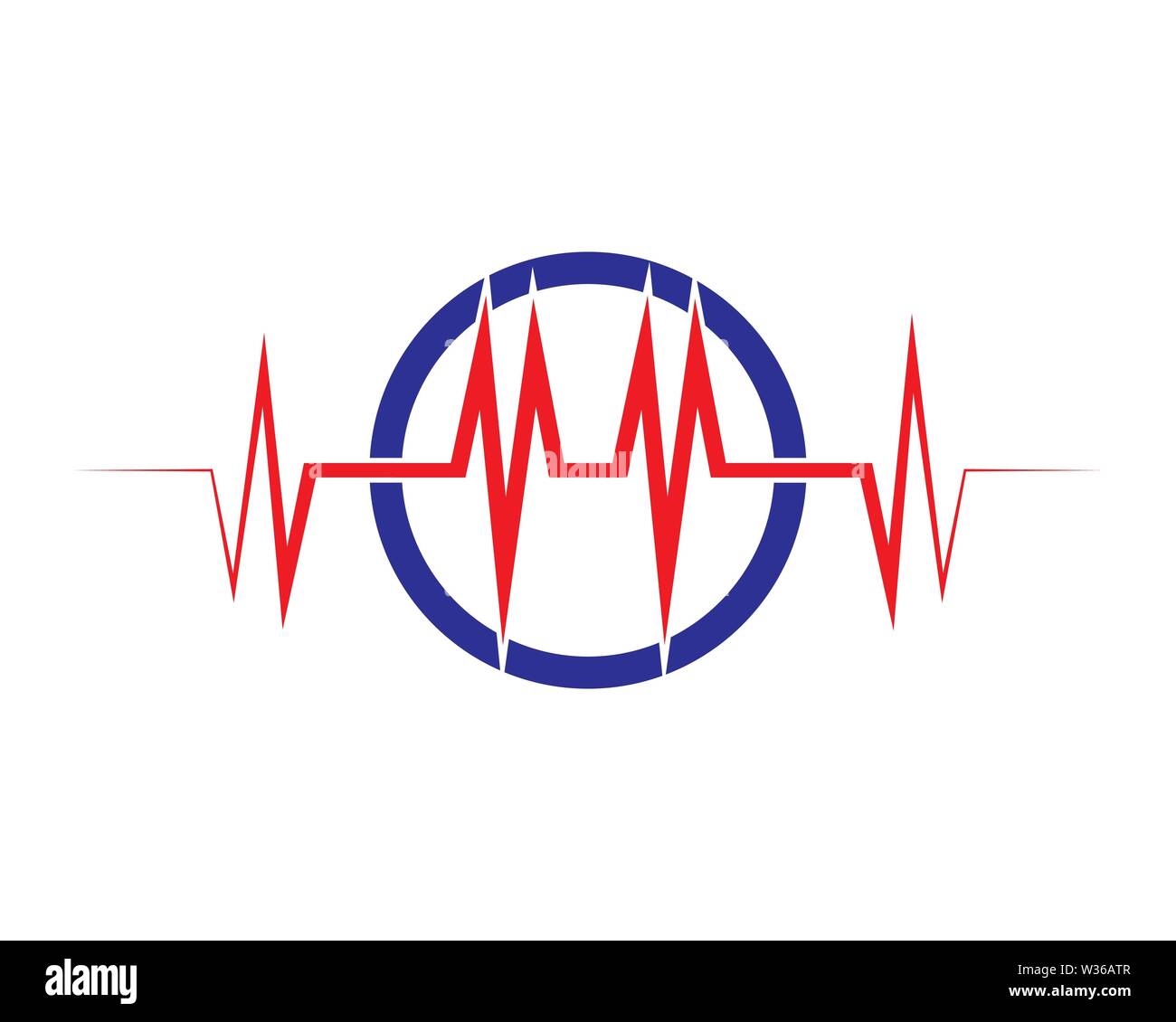 Rhythm sound wave logo hi-res stock photography and images - Alamy