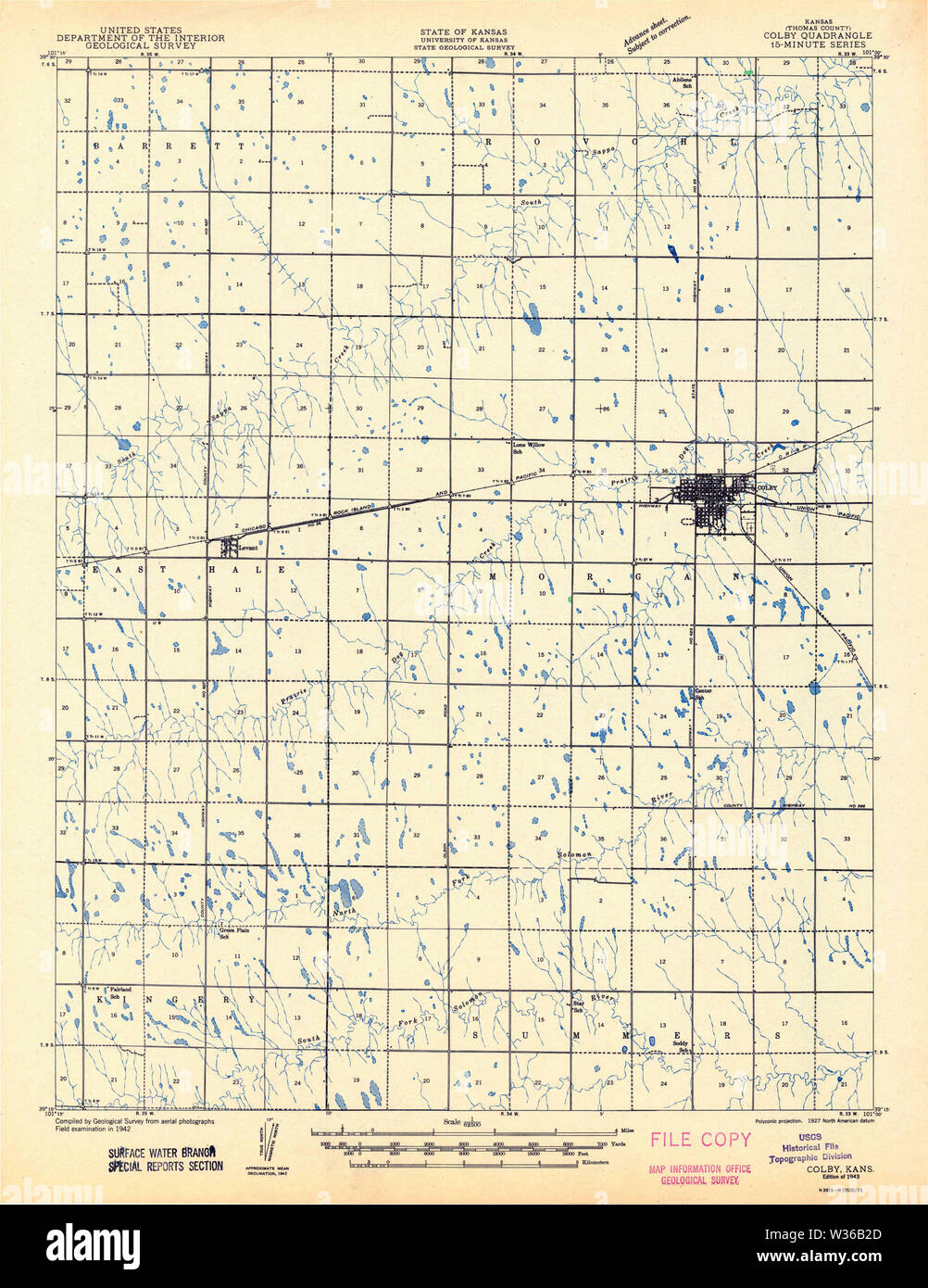 Colby kansas map hi-res stock photography and images - Alamy
