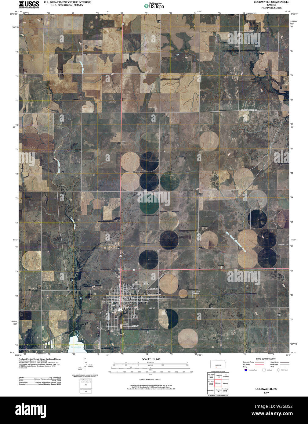 Map of coldwater hi-res stock photography and images - Alamy