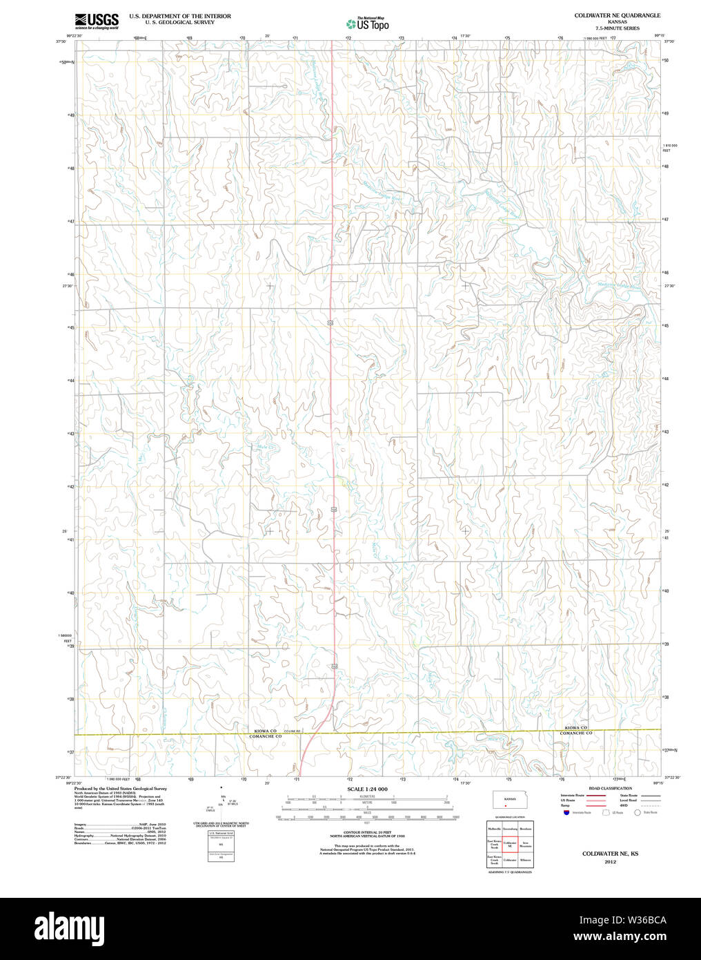 Map of coldwater hi-res stock photography and images - Alamy