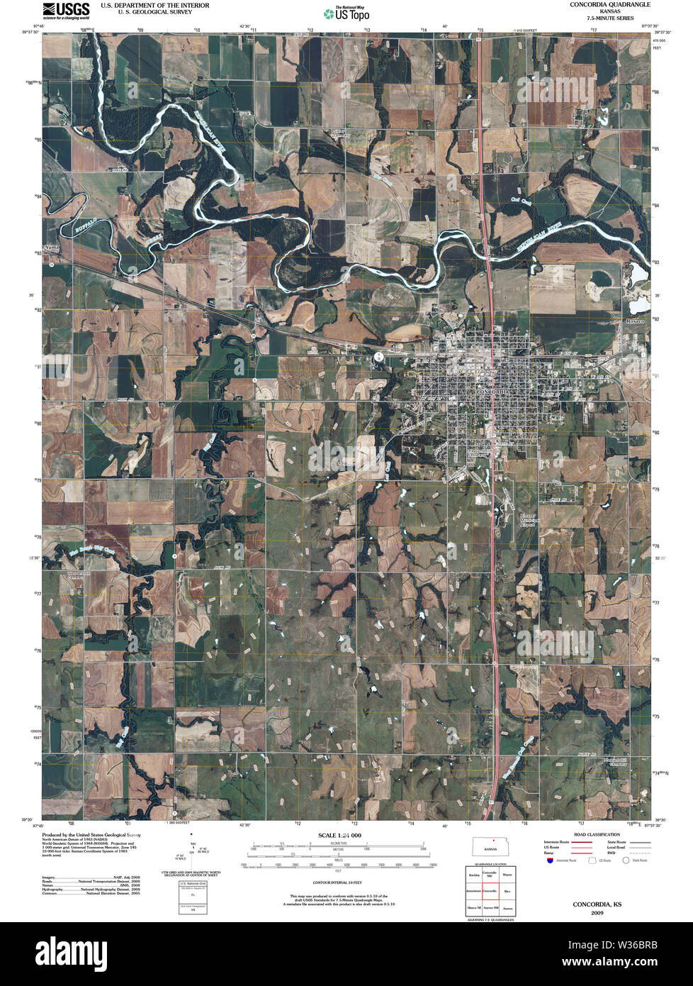 Map of concordia hi-res stock photography and images - Alamy