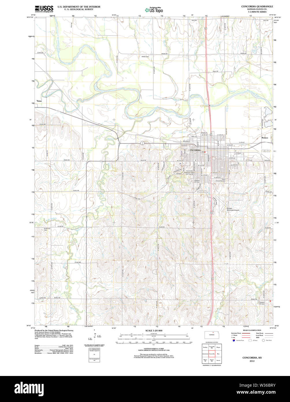 Map of concordia Cut Out Stock Images & Pictures - Alamy