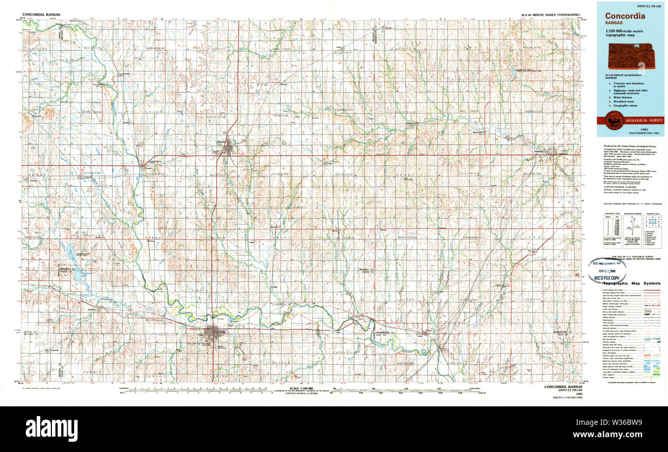 Map of concordia hi-res stock photography and images - Alamy