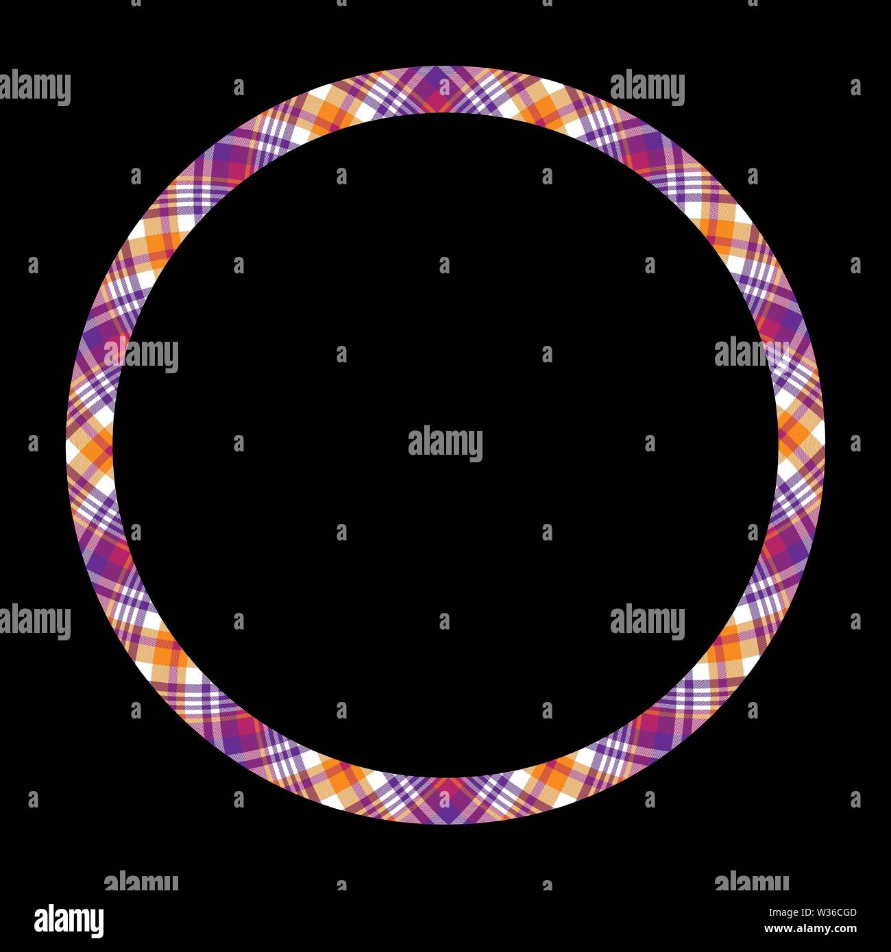 Circle borders and frames vector. Round border pattern geometric ...
