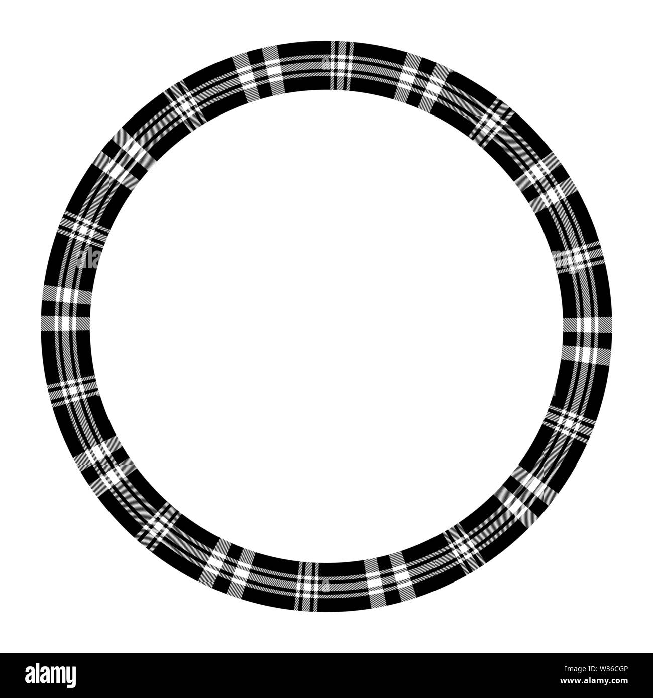 Round frame vector vintage pattern design template. Circle border ...