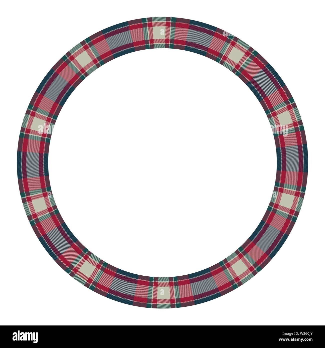 Round frame vector vintage pattern design template. Circle border ...