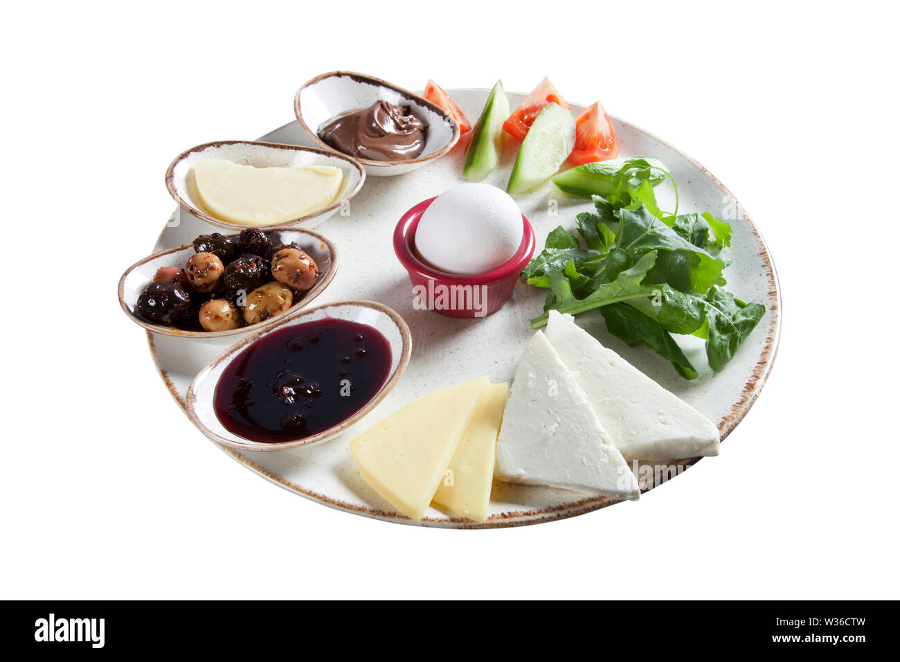 turkish breakfast plate Stock Photo - Alamy
